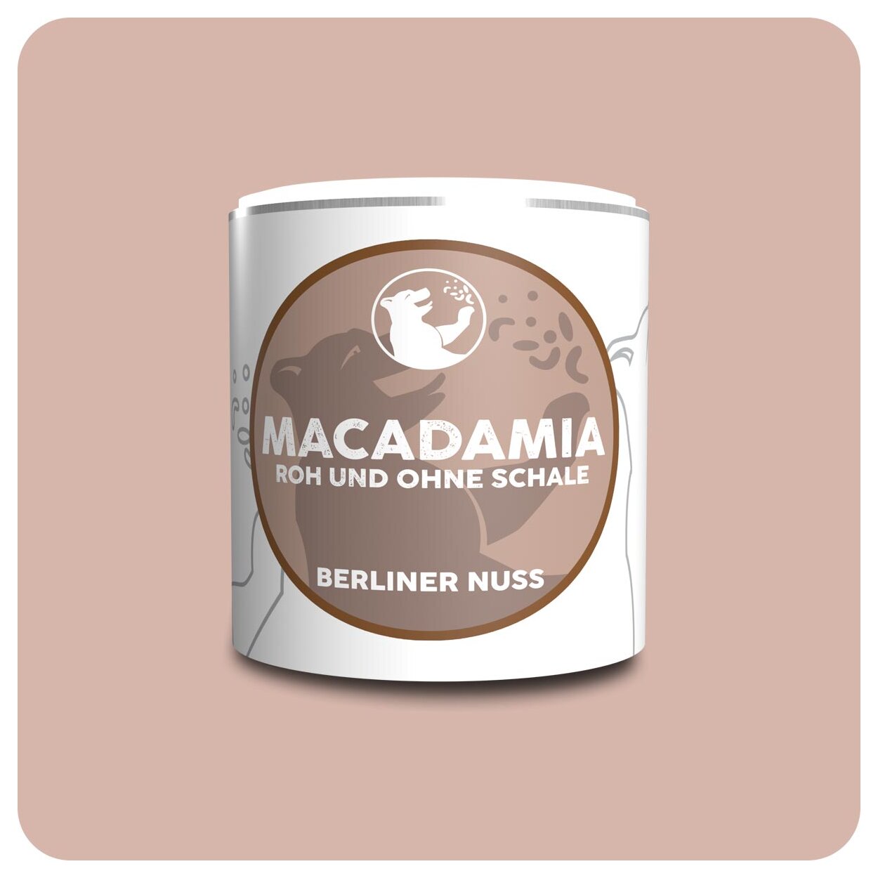 Macadamia Style 1 roh ohne Schale